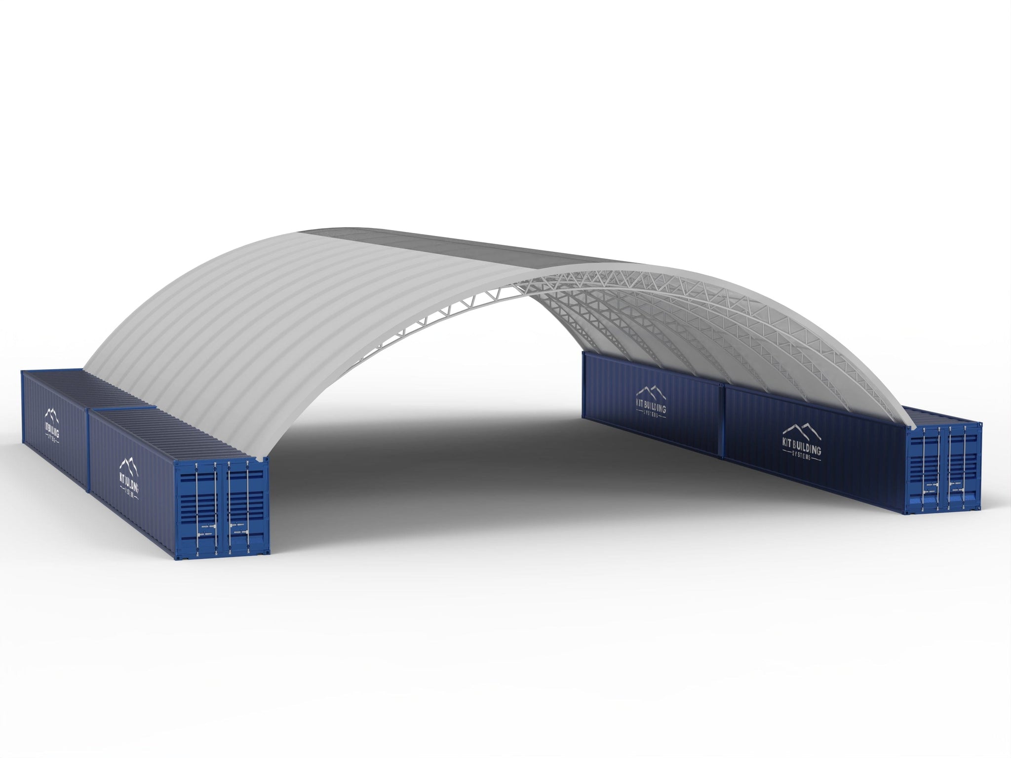 Container Shelter - 60ft x 80ft x 15ft (18.3m x 12m x 6m) - Kit Buildings