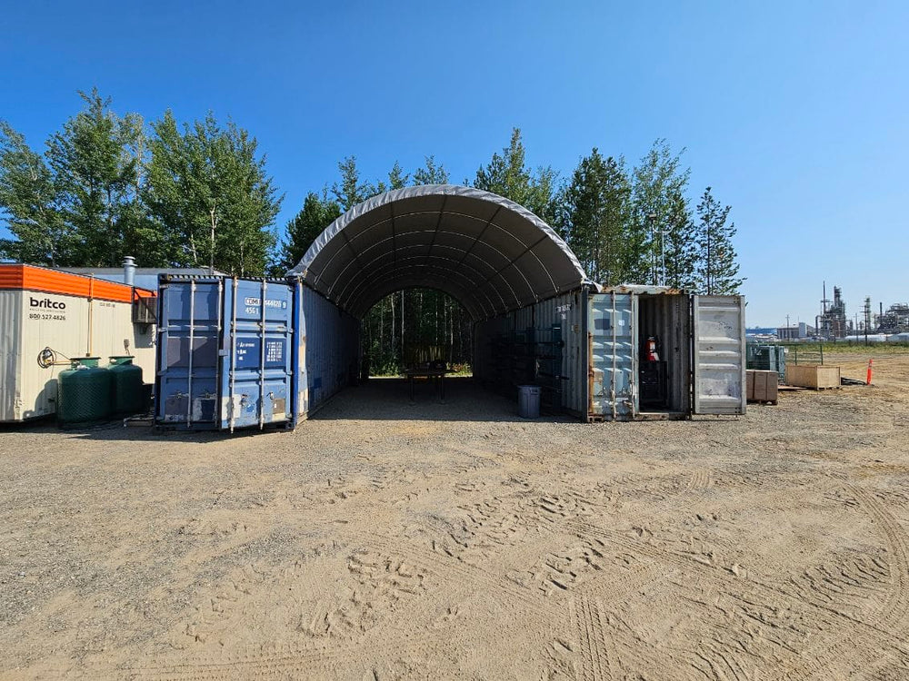 Customizable Container Canopies / Shelters for Your Storage Needs