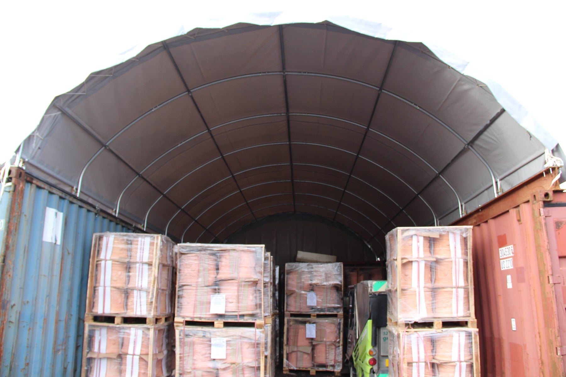 Steel Container Canopies - 20ft x 40ft x 6.5ft|6m x 12m x 2m
