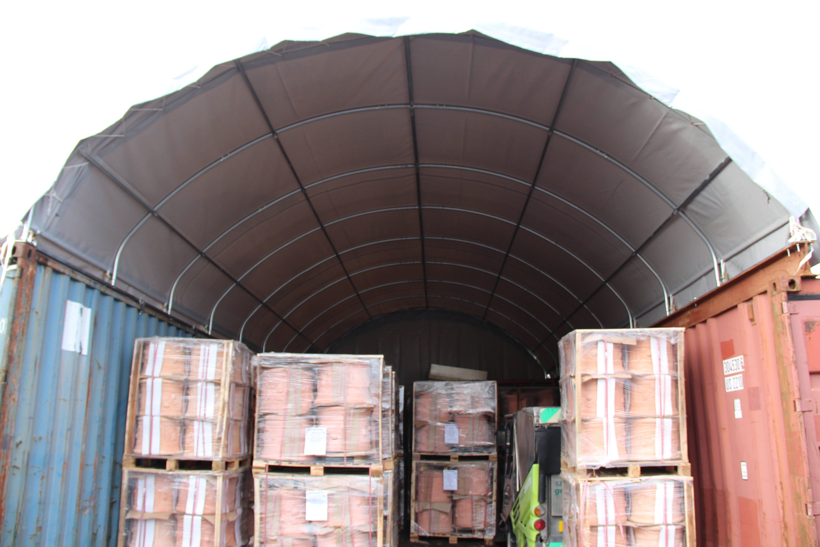 Steel Container Canopies - 20ft x 40ft x 6.5ft|6m x 12m x 2m